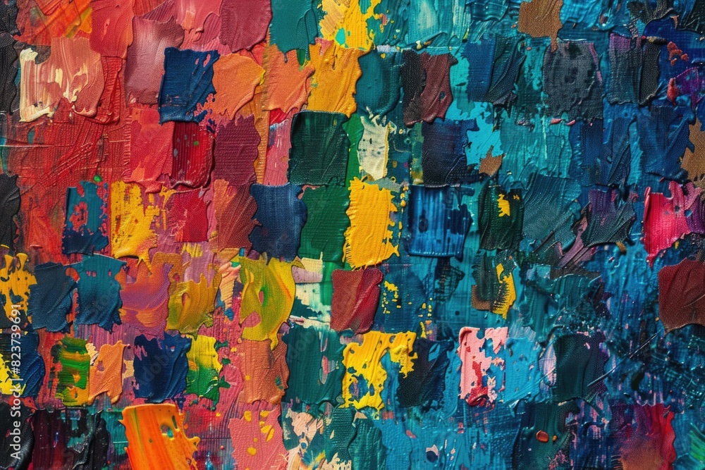 Color Palette Design. Spectrum of Colors in a Swatch Chart for Print ...