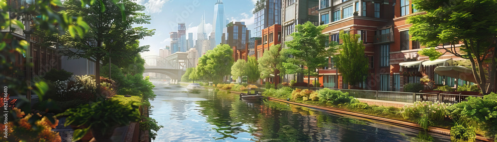 Urban Renewal Projects: Close-up of urban renewal projects, revitalized ...