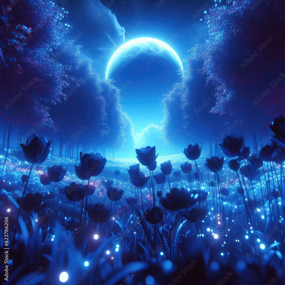 Generative AI Captivating CGI digital cinematic anime image blends ...