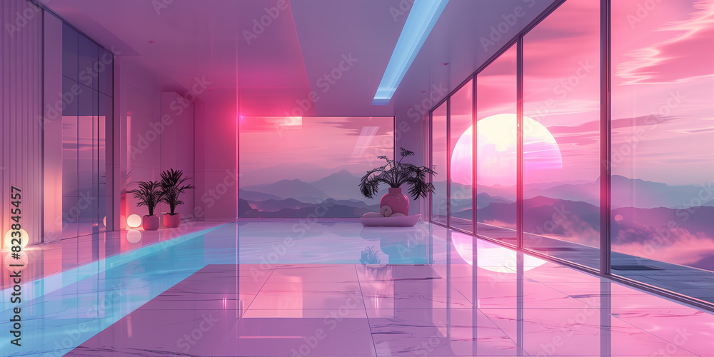 Bright Vaporwave Aesthetic Channels 90s Nostalgia in Vibrant Windows ...