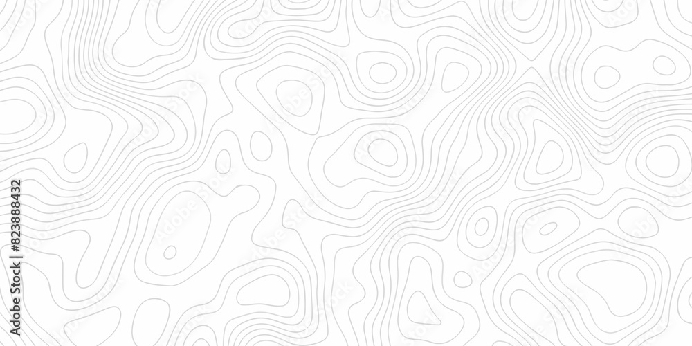 Lines Topographic contour lines map seamless pattern. Geographic ...
