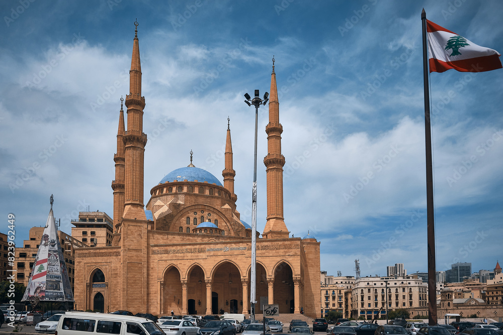 Mohammad Al-Amin Mosque also referred to as the Blue Mosque, is a Sunni ...