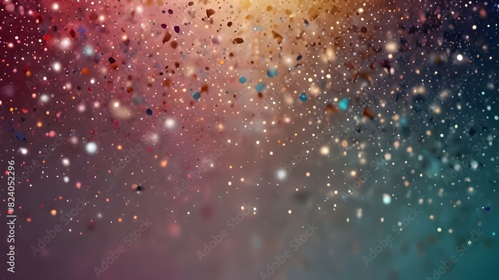 Twinkling Lights: Sparkle and Shine Abstract, AI-generated image of ...