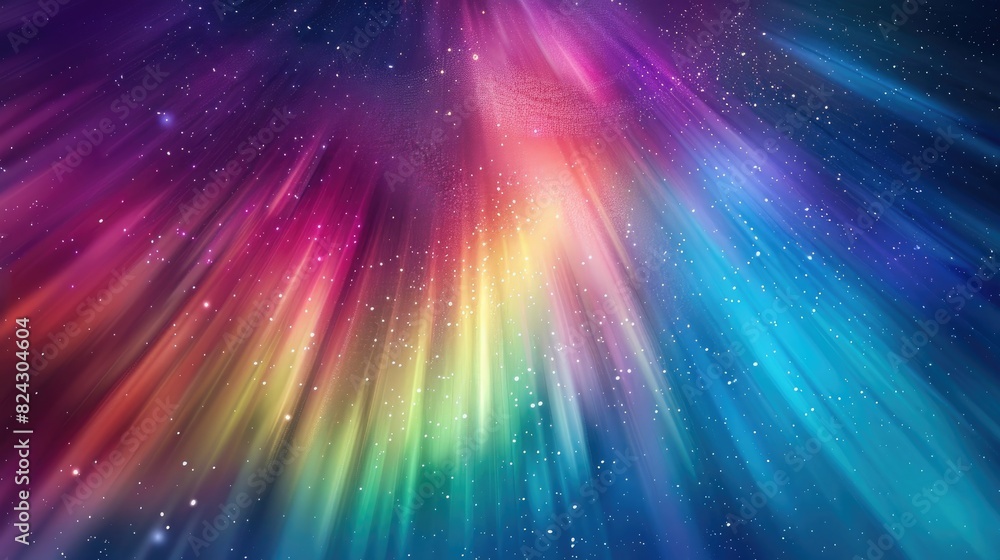 colorful aurora background Stock Photo | Adobe Stock