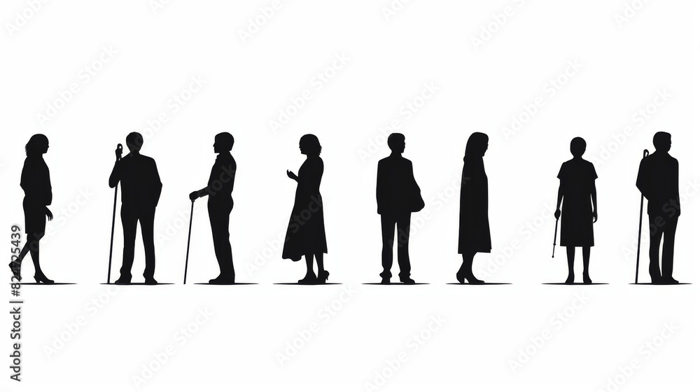 Holding hands stick figure people man woman vector icon pictogram set ...