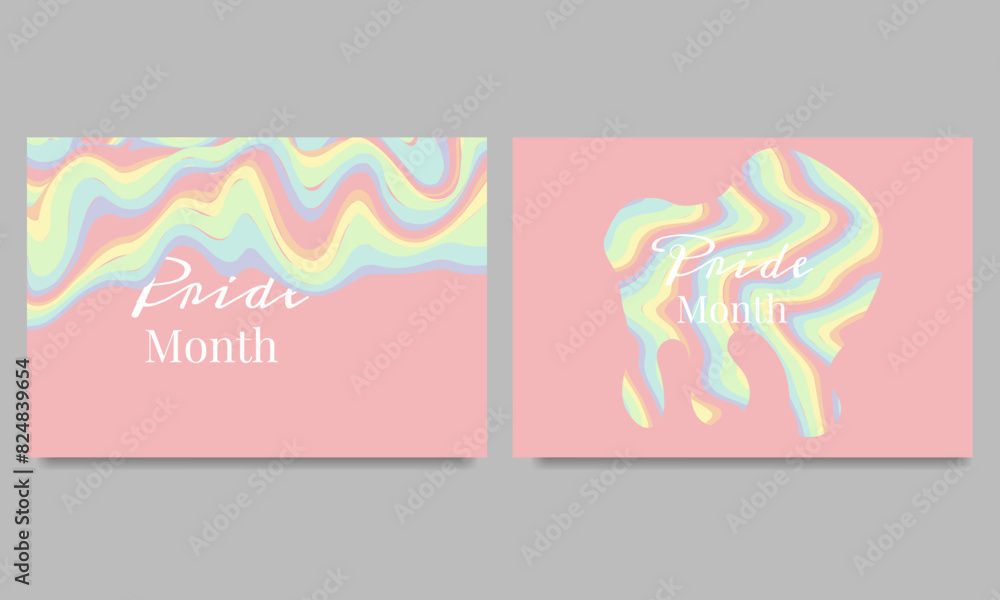 Subtle, pastel-hued posters resonating with queer energy and adorned ...