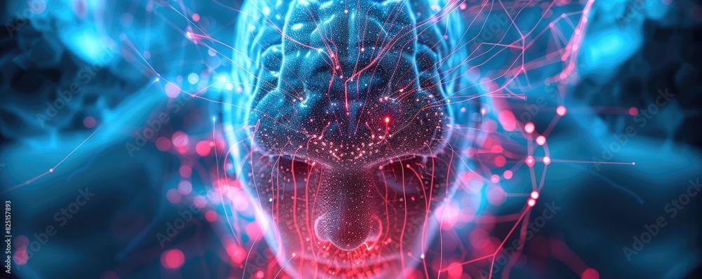 3D closeup of the intricate vestibular system, detailing inner ear ...