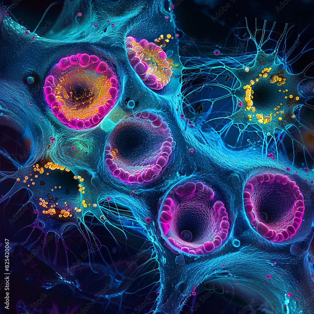 Cell division is clearly visible under the microscope,showing the ...