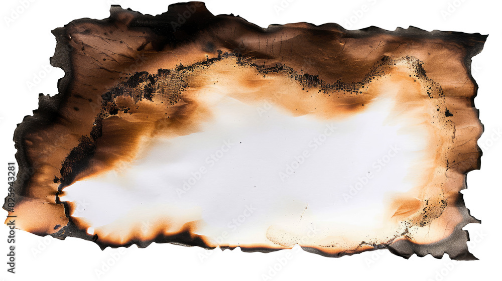 burnt paper transparent background PNG clipart Stock Photo | Adobe Stock
