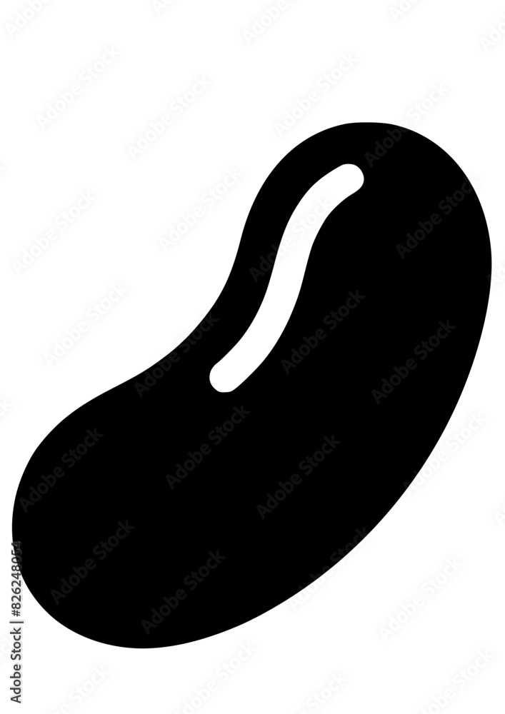 Image vectorielle Stock Beans SVG, Bean Seeds SVG, Jelly Bean SVG ...