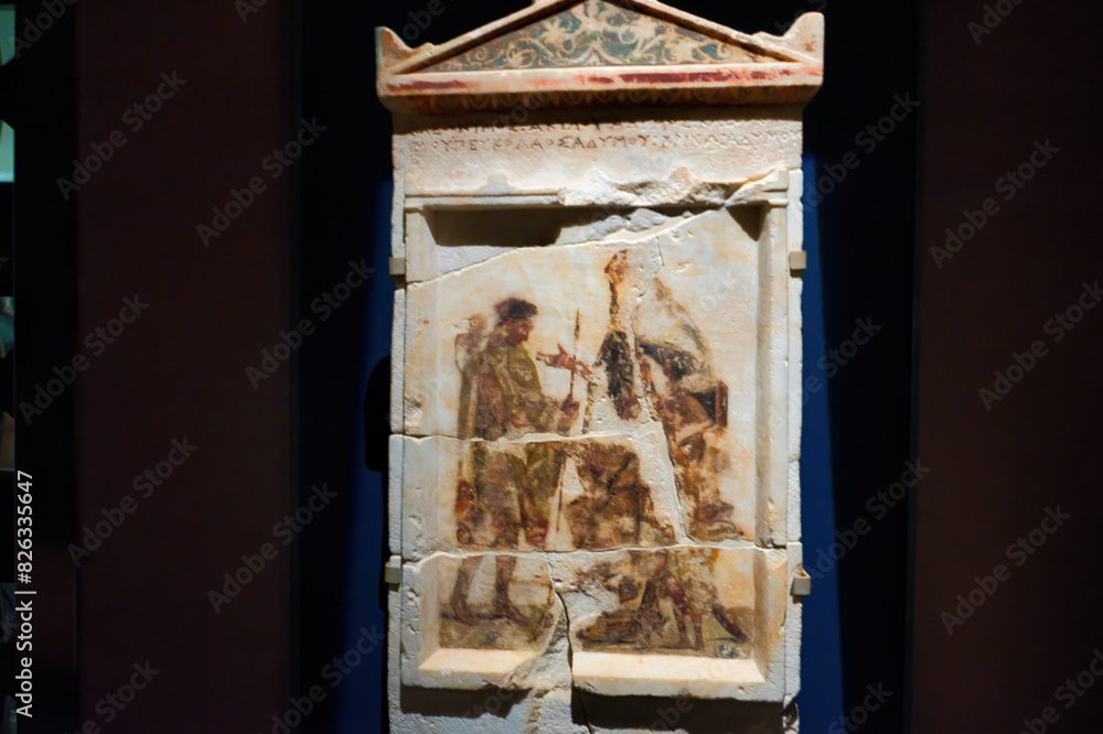 Archaeological Museum of Vergina, the tomb of the Macedonian King ...