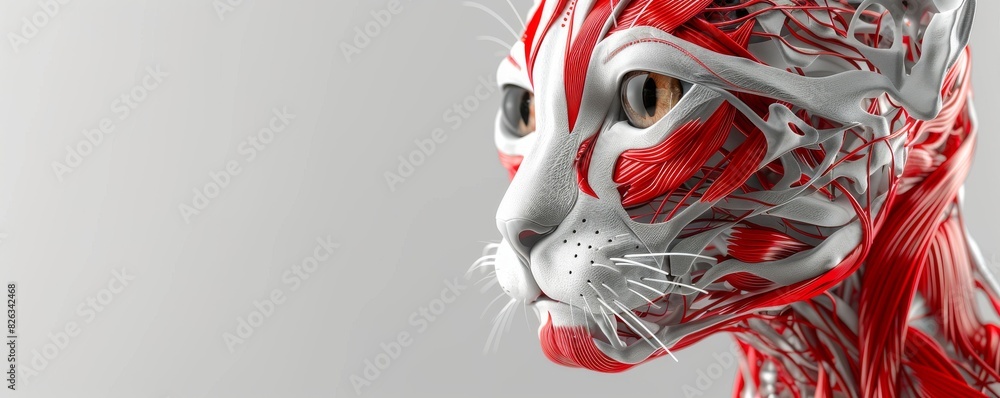 Captivate your audience with a lifelike depiction of feline anatomy ...