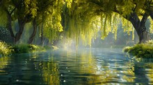 Trees Over Water Free Stock Photo - Public Domain Pictures