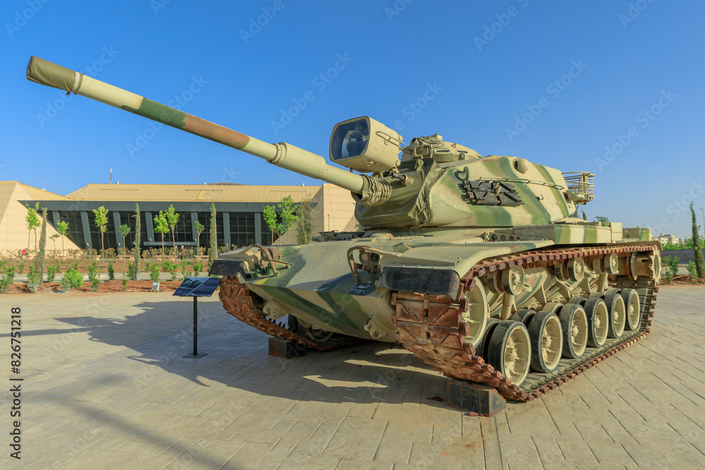 Royal Tank Museum, Amman, Jordan - May 4, 2024: The Royal Tank Museum ...