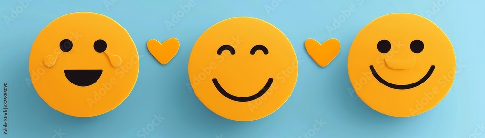 A fun and inviting representation of positive feedback and customer ...