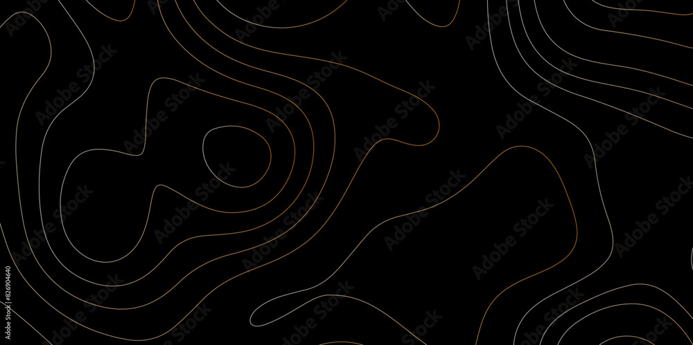 Abstract lines background. Contour maps. Vector illustration. The ...