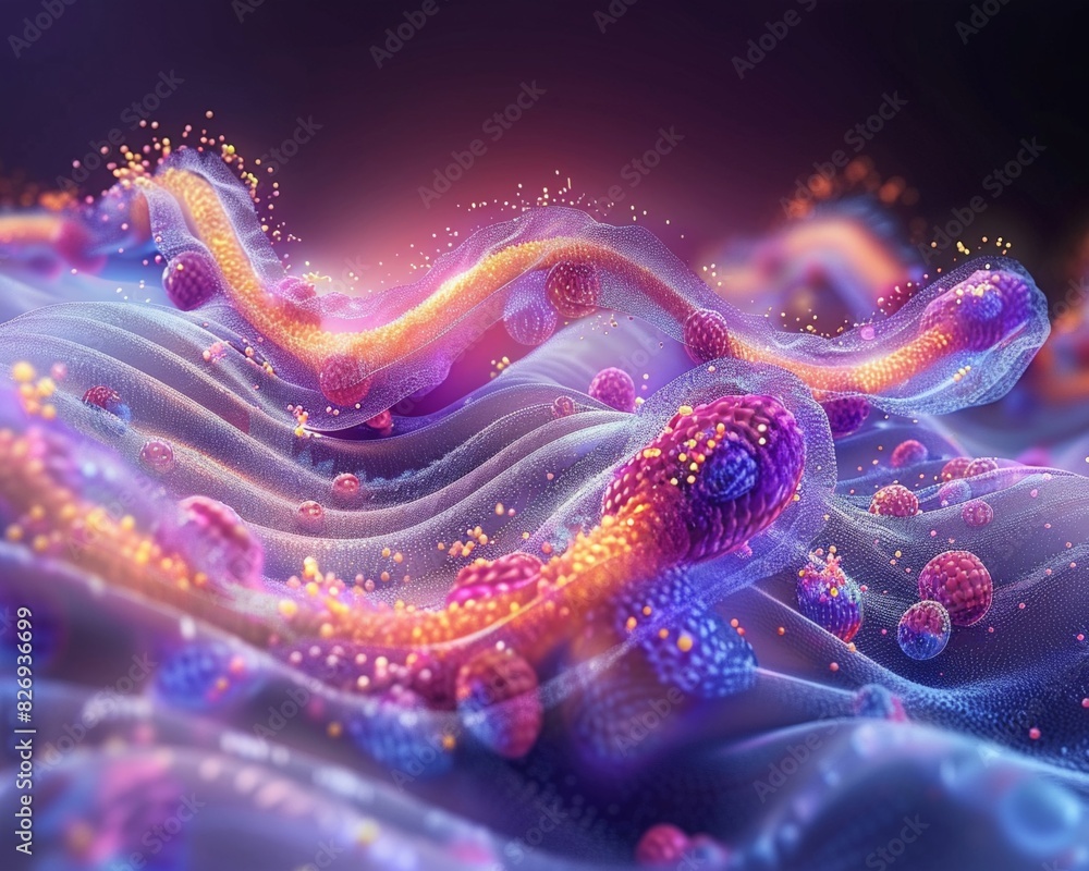 Visualize the absorption process of watersoluble vitamins B complex and ...