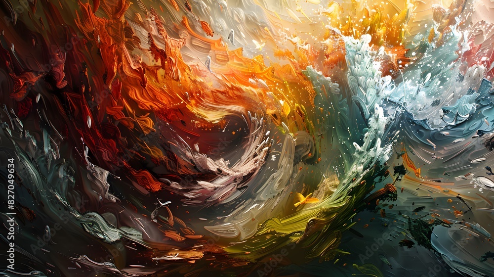 visual masterpiece that captures the essence of motion and fluidity in ...