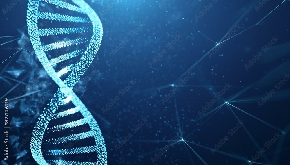 Stock-Illustration „DNA - Visualization of DNA Molecules - Genetic Code ...