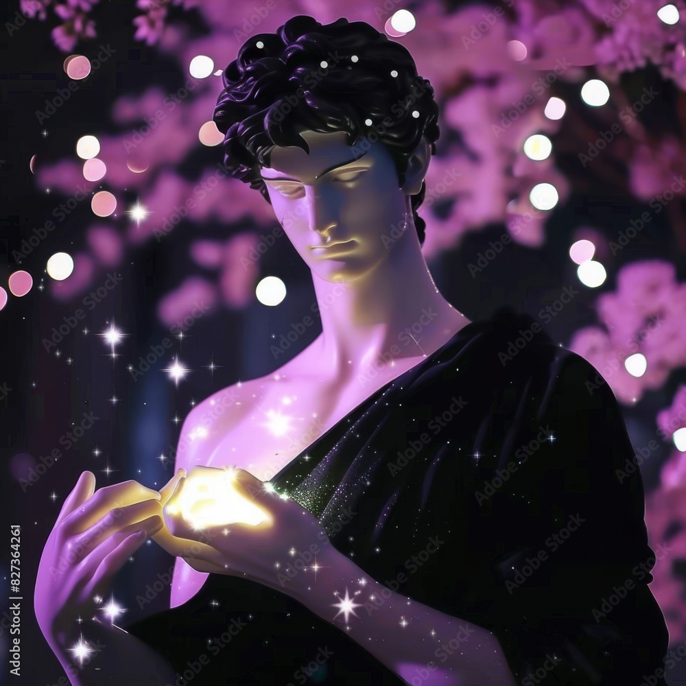 Ilustración de Stock Abstract Stoic Figure Portraying the Stoicism ...