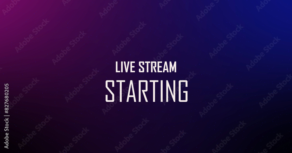 Live Streaming Background Frame - Animated Neon Overlay Template ...