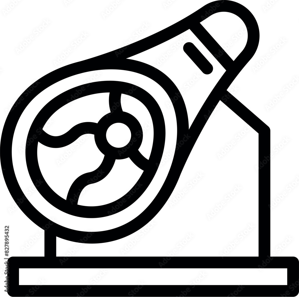 Jet engine vector icon illustration for airplane and aircraft aviation ...