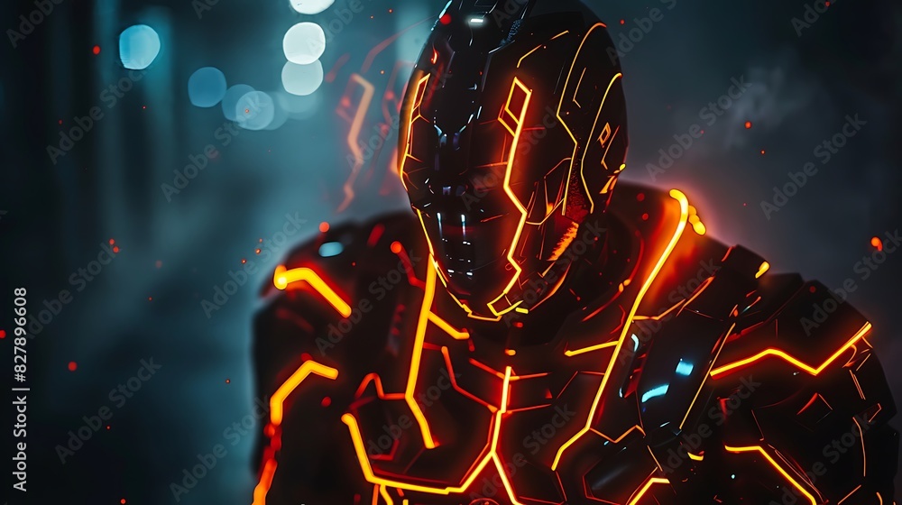 Embrace the Future: Powerful High-Tech Armor Suit, Cutting-Edge ...