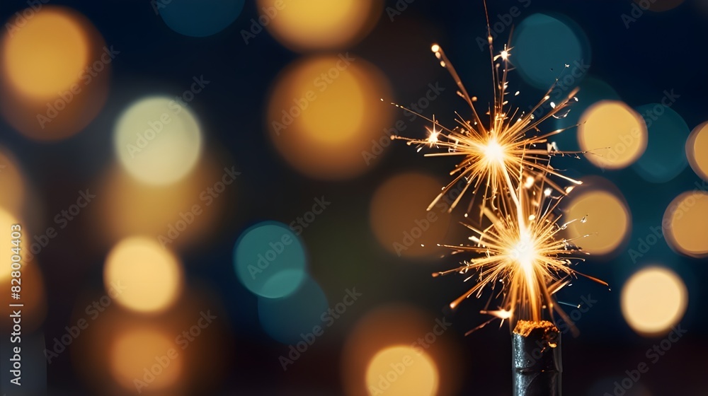 Sparkler Closeup with Dreamy Bokeh,night photography background ...