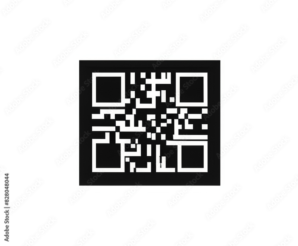 QR code png, QR code png transparent images, QR code on white isolated ...