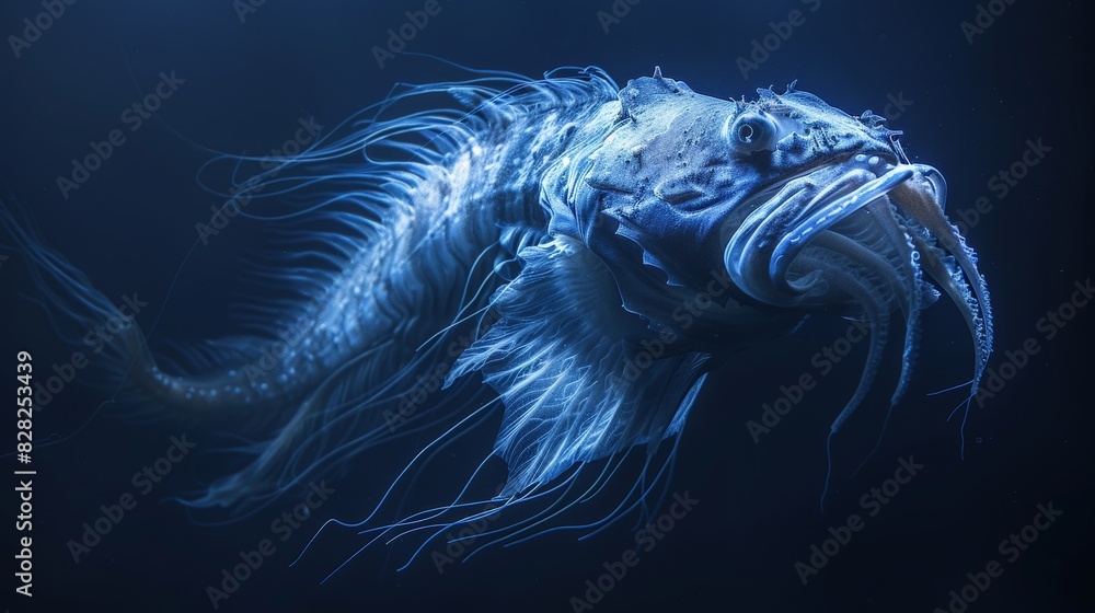 Dive deep into the abyss with captivating deep sea creatures stock ...