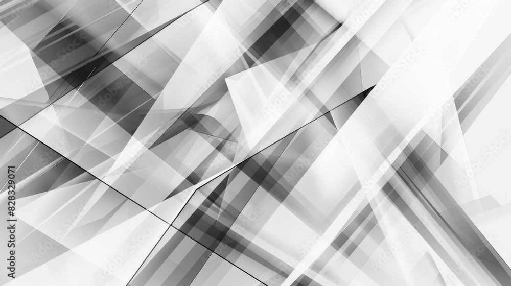 abstract background featuring overlapping transparent mirror sheets ...