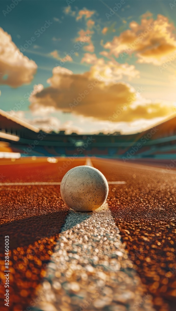 Olympic paris 2024 sport Shot Put Focus on a shot putter in action with ...