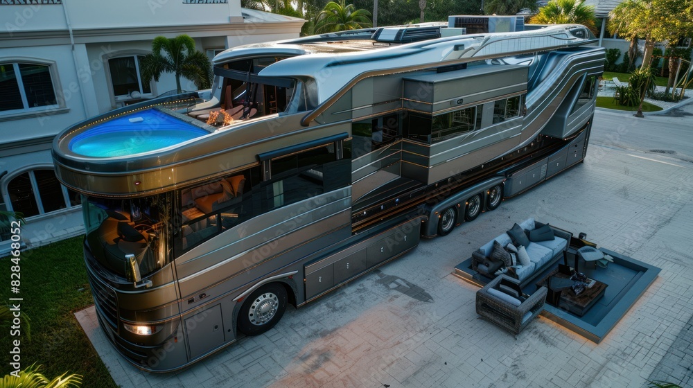 A luxury campervan that offers the ultimate mobile living experience ...