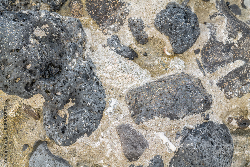 Basalt. Beachrock is a friable to well-cemented sedimentary rock that ...