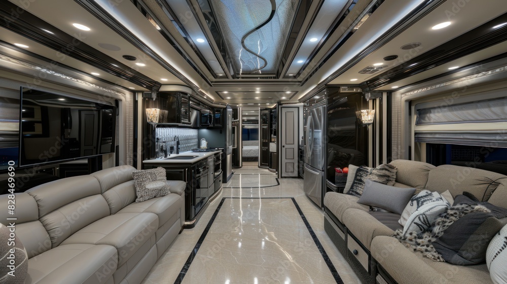 A luxury campervan that offers the ultimate mobile living experience ...