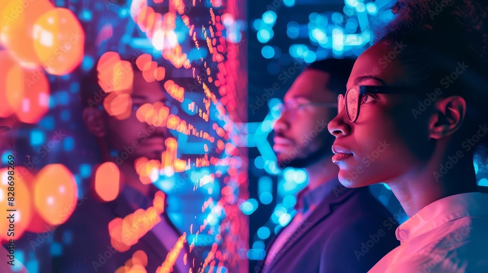 Foto de Stock Entrepreneurs engaging in a rare public relations ...