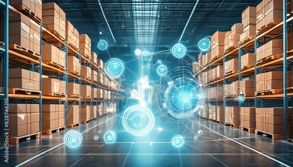 Smart warehouse management system using augmented reality technology to identify package picking ...