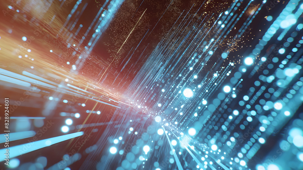 Blue digital binary data on computer screen background wallpaper ...