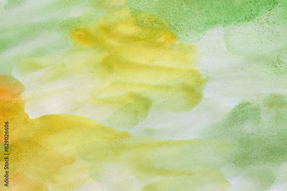 Ink watercolor hand drawn flow stain painting blot on wet paper texture ...