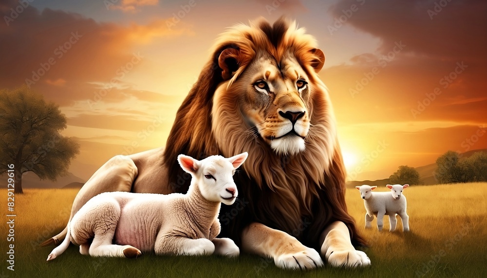 Jesus Christ Lamb of Sacrifice, Lion of Triumph. The duality of Jesus ...
