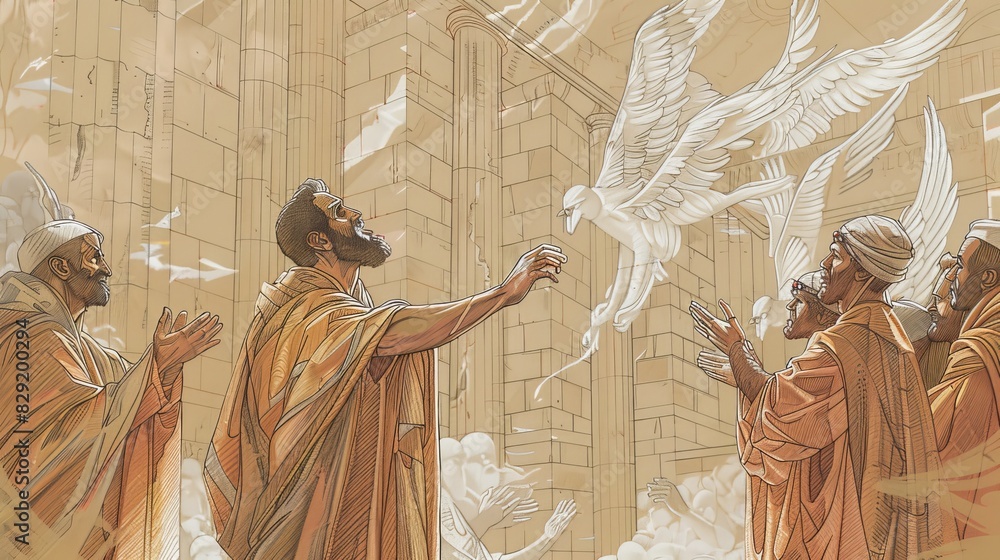 Isaiah’s Temple Vision, Lord High and Lifted Up, Seraphim, 'Holy, Holy ...