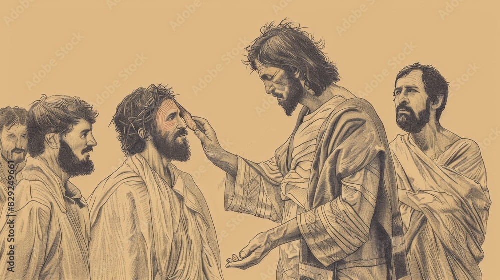 Blind and Mute Man Healed by Jesus, Possessed by Demon, Spiritual Power ...