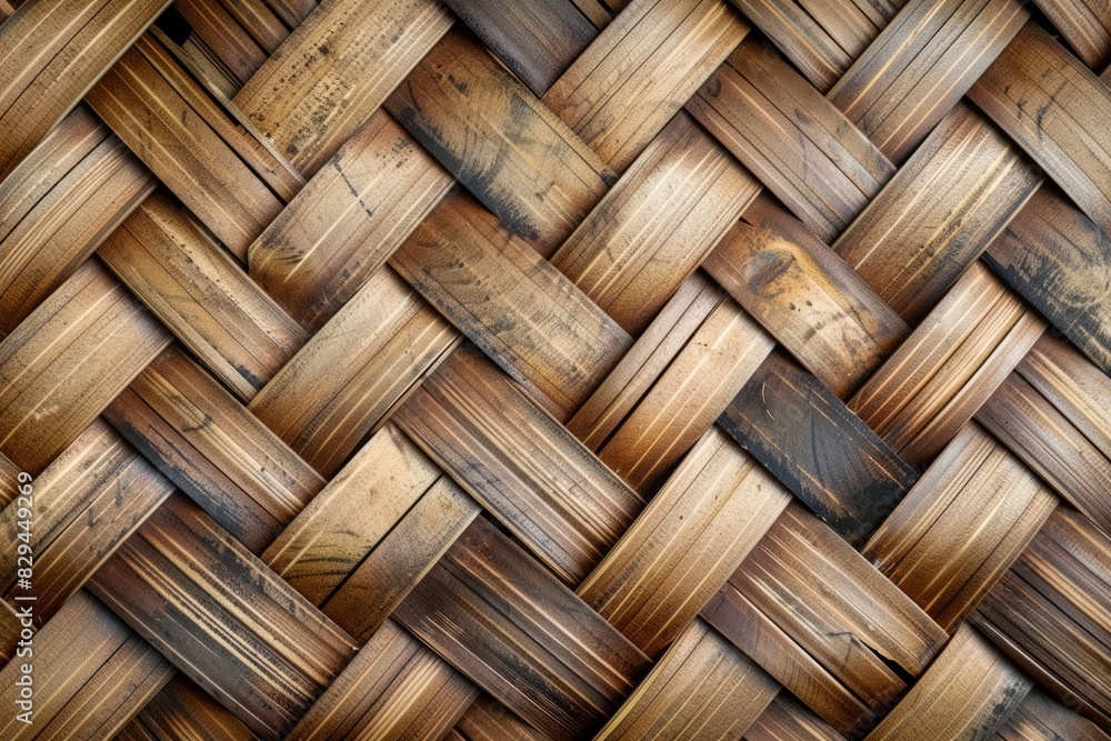 Braided straw texture close-up. Beautiful simple AI generated image in ...