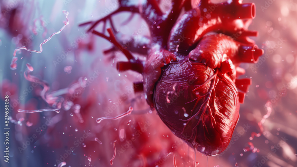 collection of images illustrating diverse treatments for heart disease ...