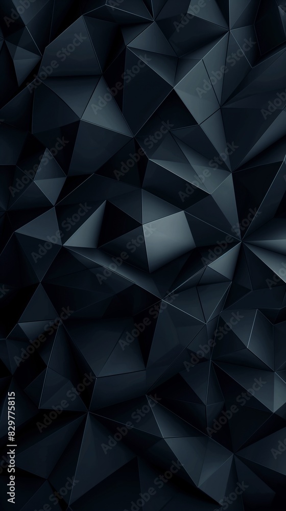 High-tech vertical dark background with triangular patterns and ...