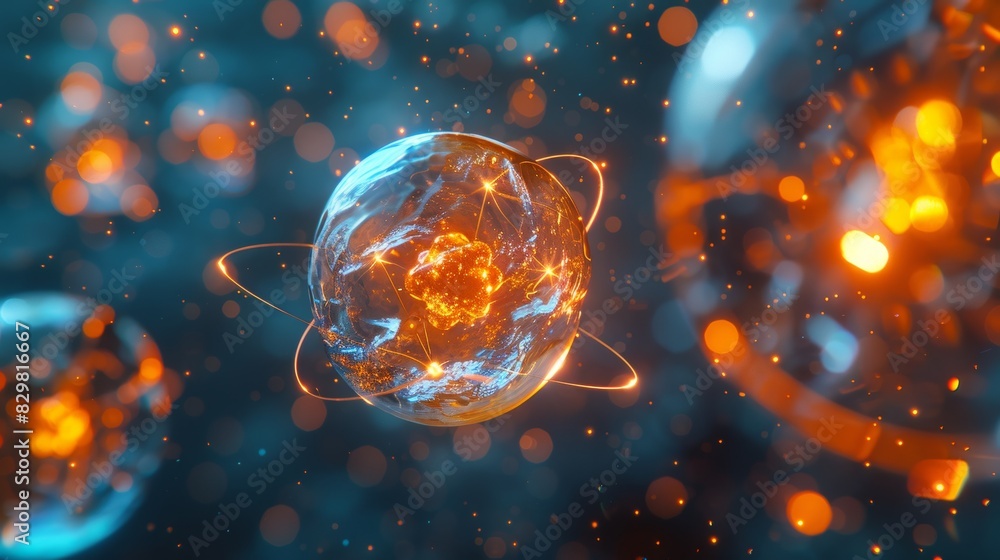 An educational illustration of an ionic bond, with labeled ions showing ...