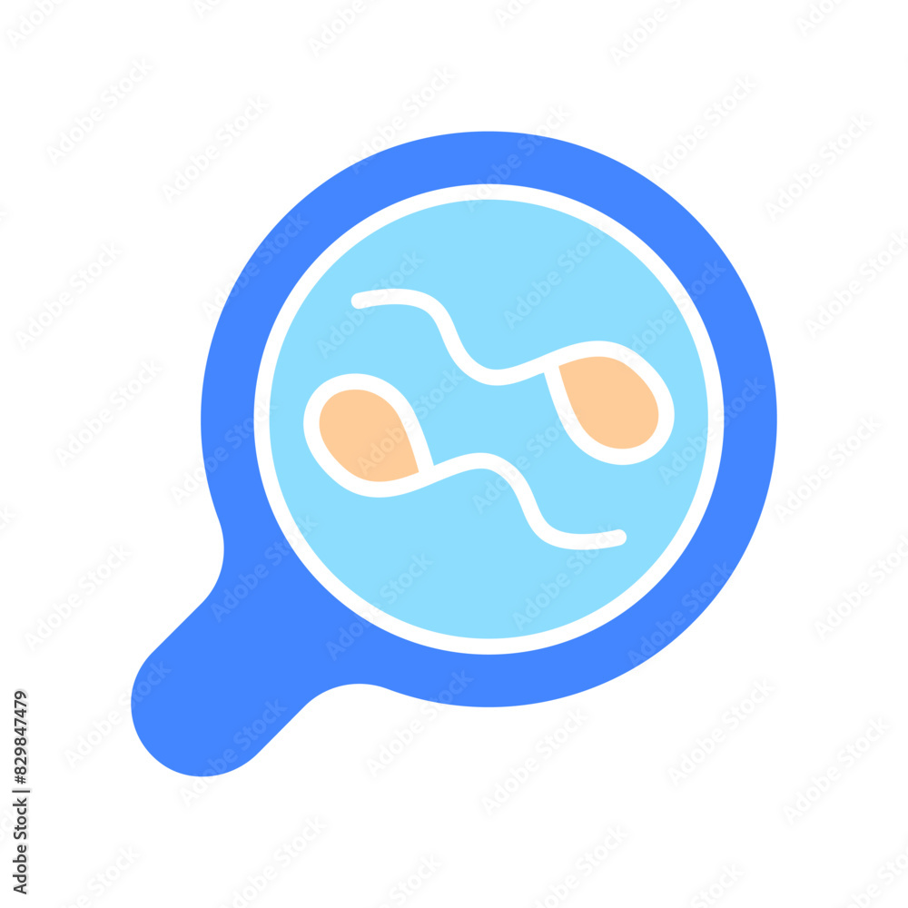 Sperm set icon. Sperm cells, male reproductive system, fertility ...