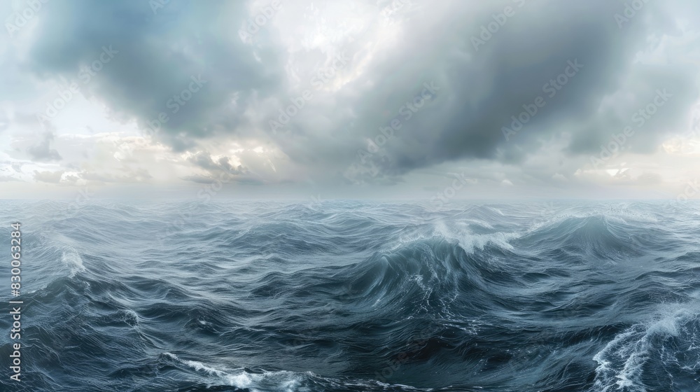Foto de Stock HDRI Environment Map of Stormy Sea Spherical Panorama in ...