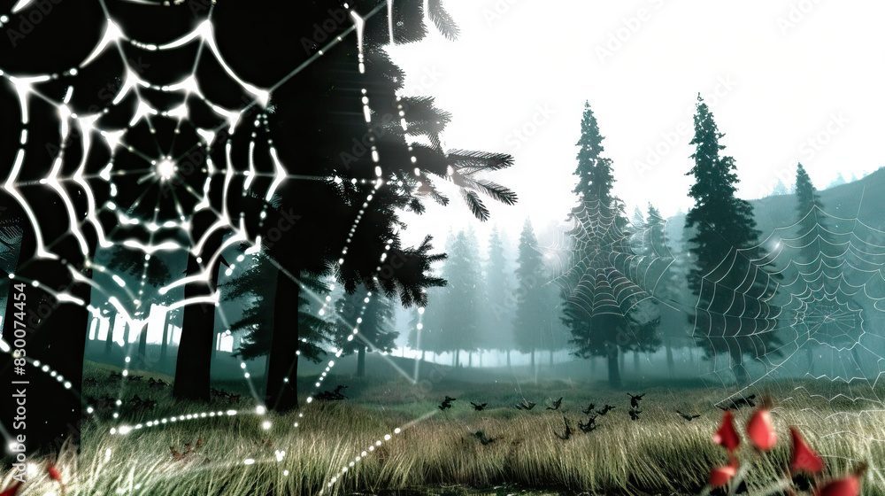 Spider Webs: The Intricate Beauty of Spider Silk - Picture a scene ...