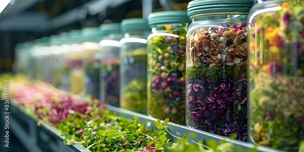 Microbes in a bioreactor facilitate eco-friendly and sustainable ...